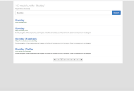 Preview bootstrap html snippet. Search Results